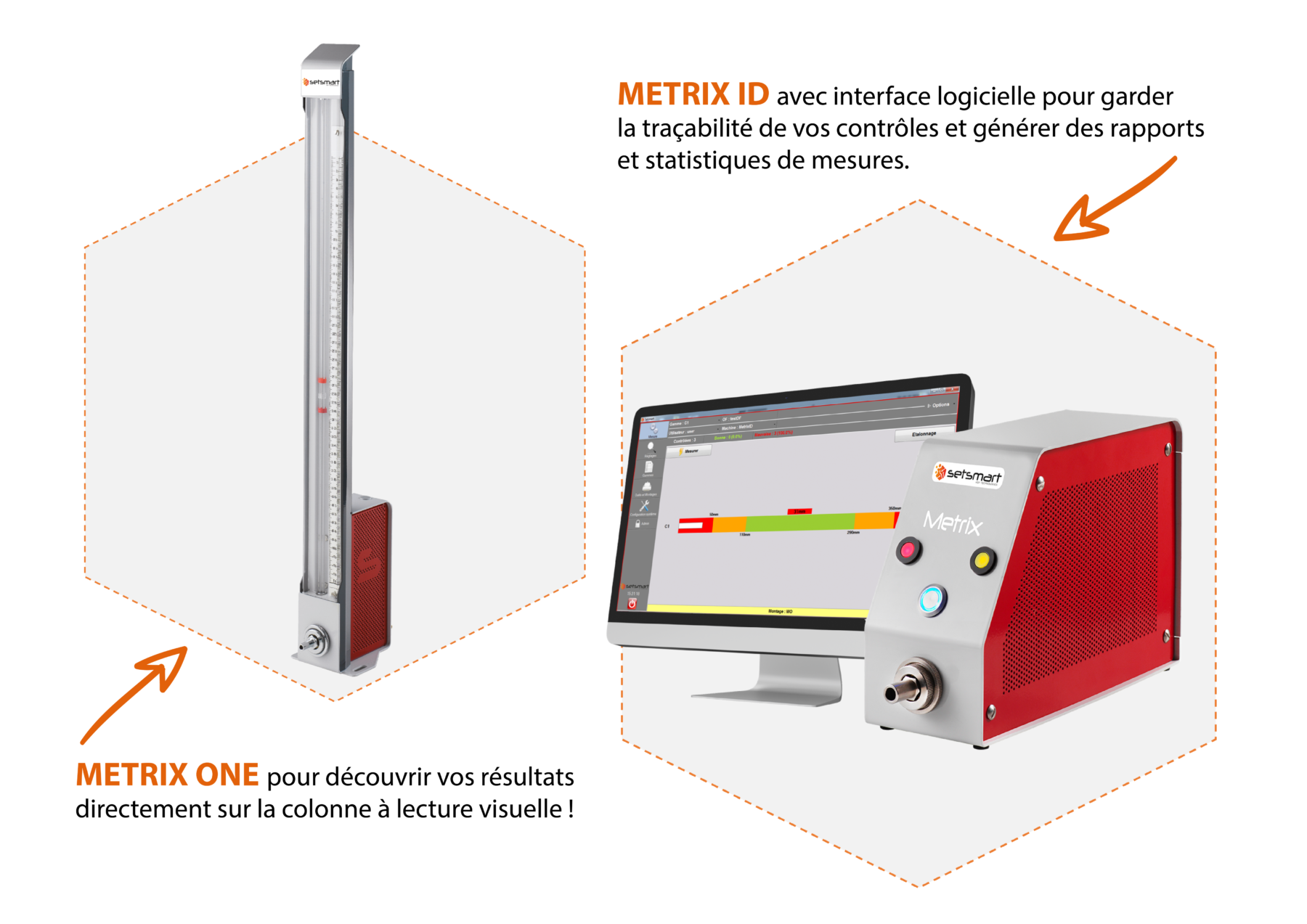 Pour contrôler simplement, rapidement, et à coût modéré les dimensions ...
